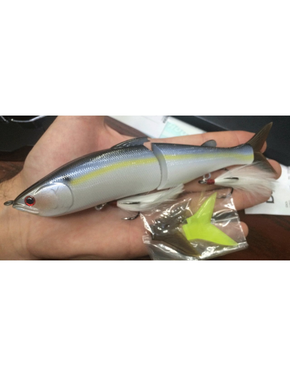 Real Ayu color Pearl Threadfin Shad